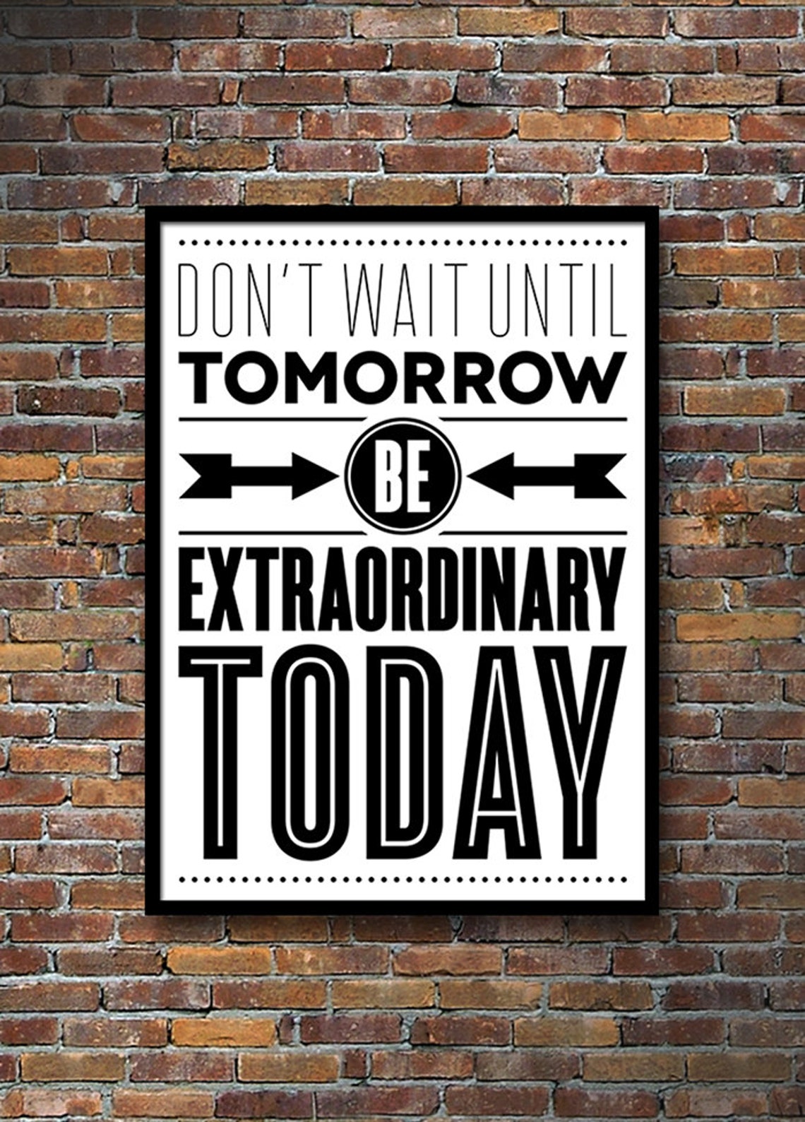 Inspirational Print Poster Retro Poster Mid Century Modern - Etsy