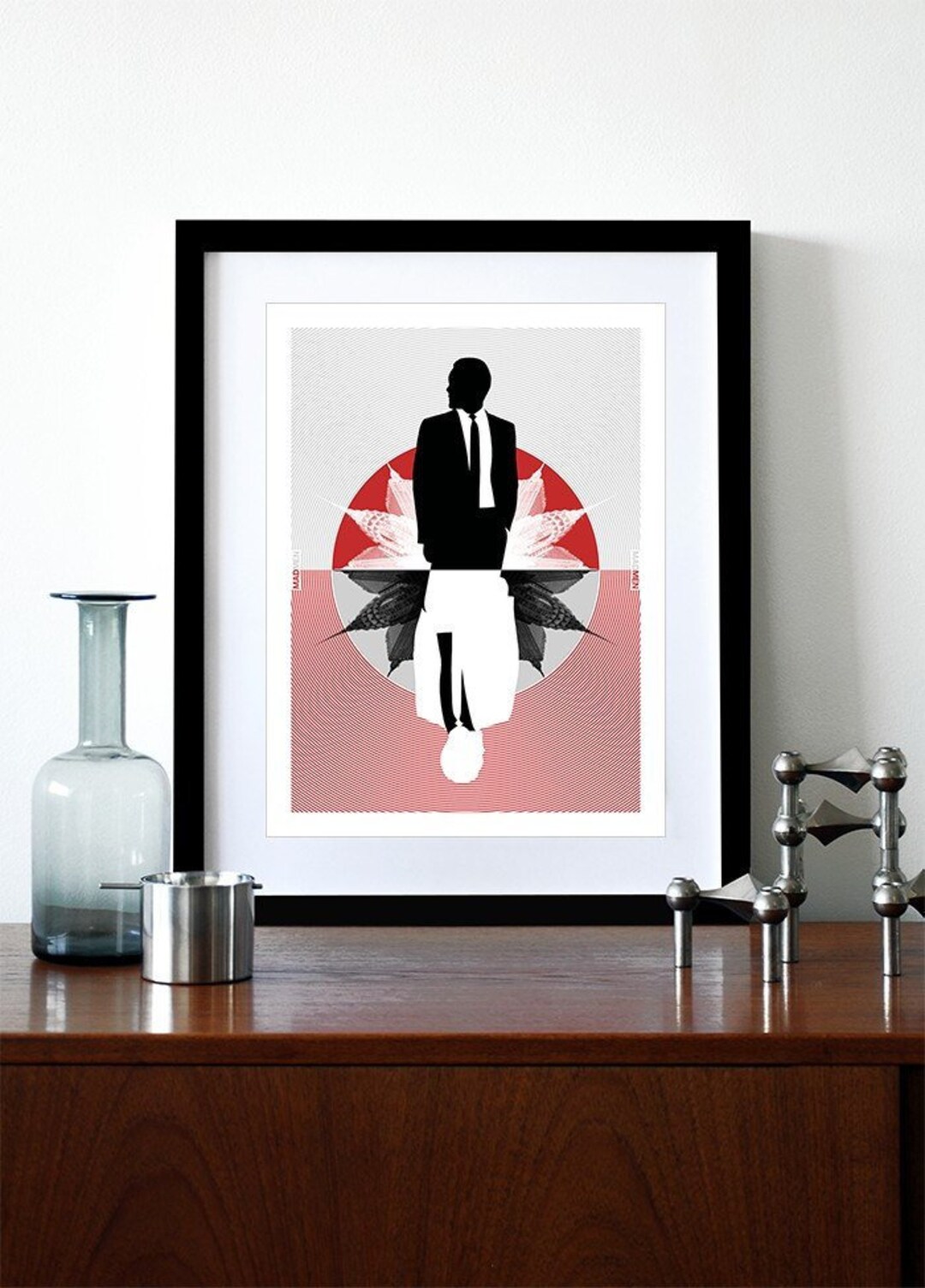 Mad Men Poster Print Mid Century Modern Vintage Eames Retro Kitchen Art ...