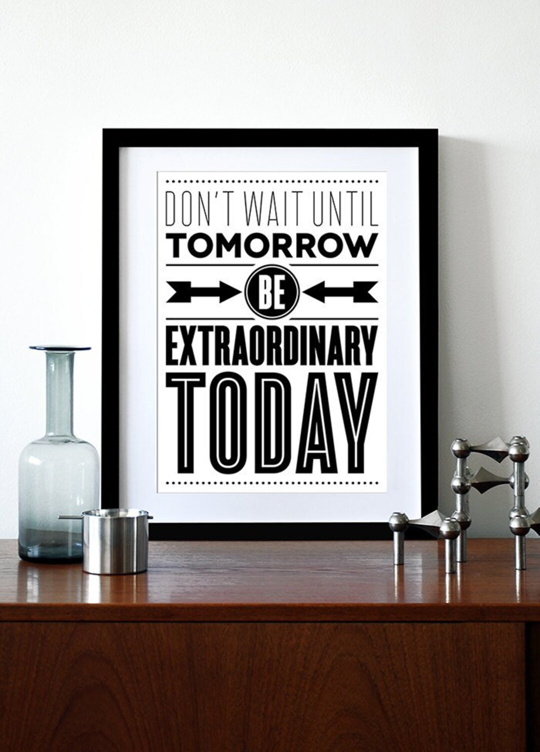 Inspirational Print Poster, Retro Poster, Mid Century Modern, Kitchen ...