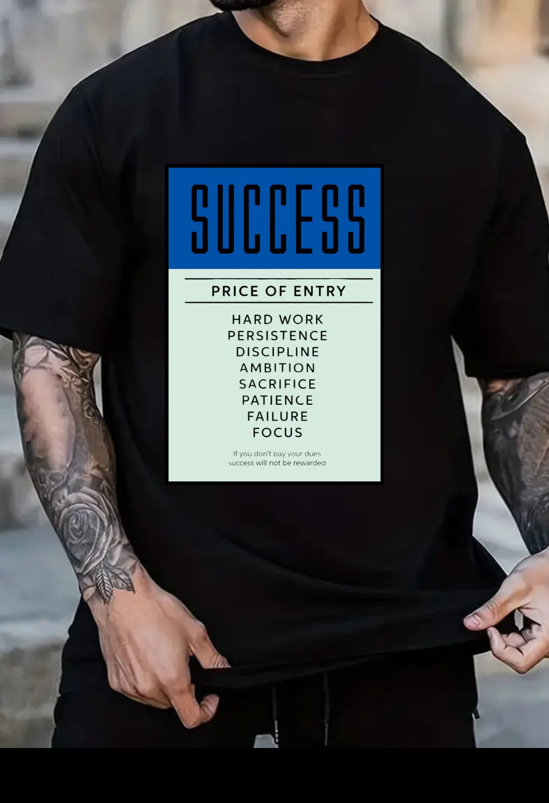 Success Monopoly Boardwalk T-shirt for Men Streetwear Crewneck Short ...