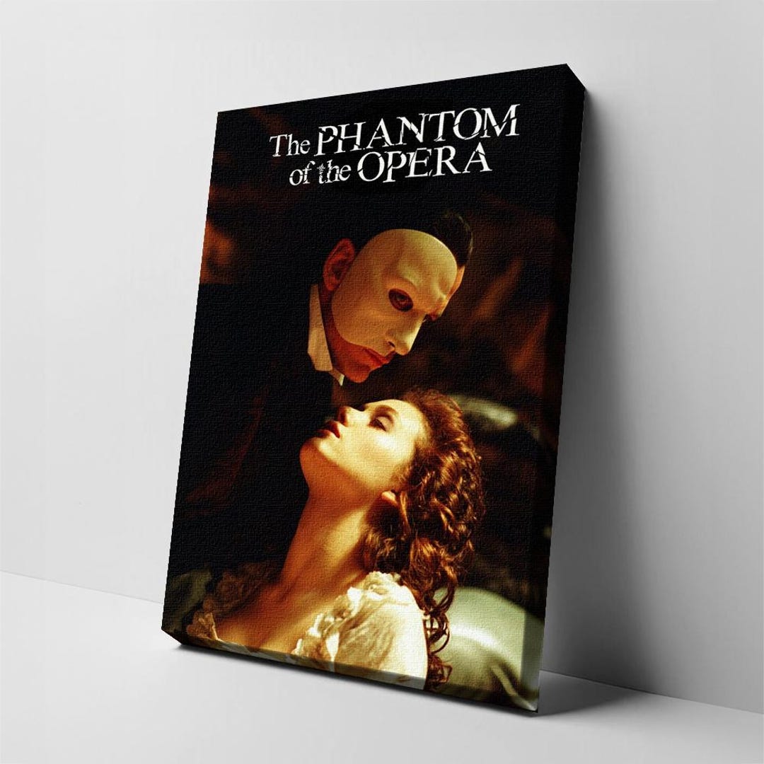 The Phantom of the Opera Movie Poster, Canvas Wall Art, Home Decor ...