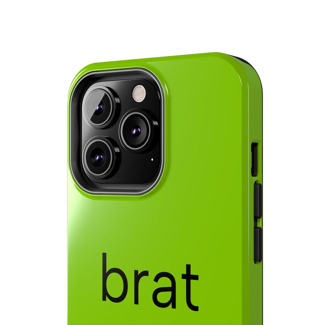 Charli XCX Brat Album Art Inspired Phone Case Lime Green Iphone ...