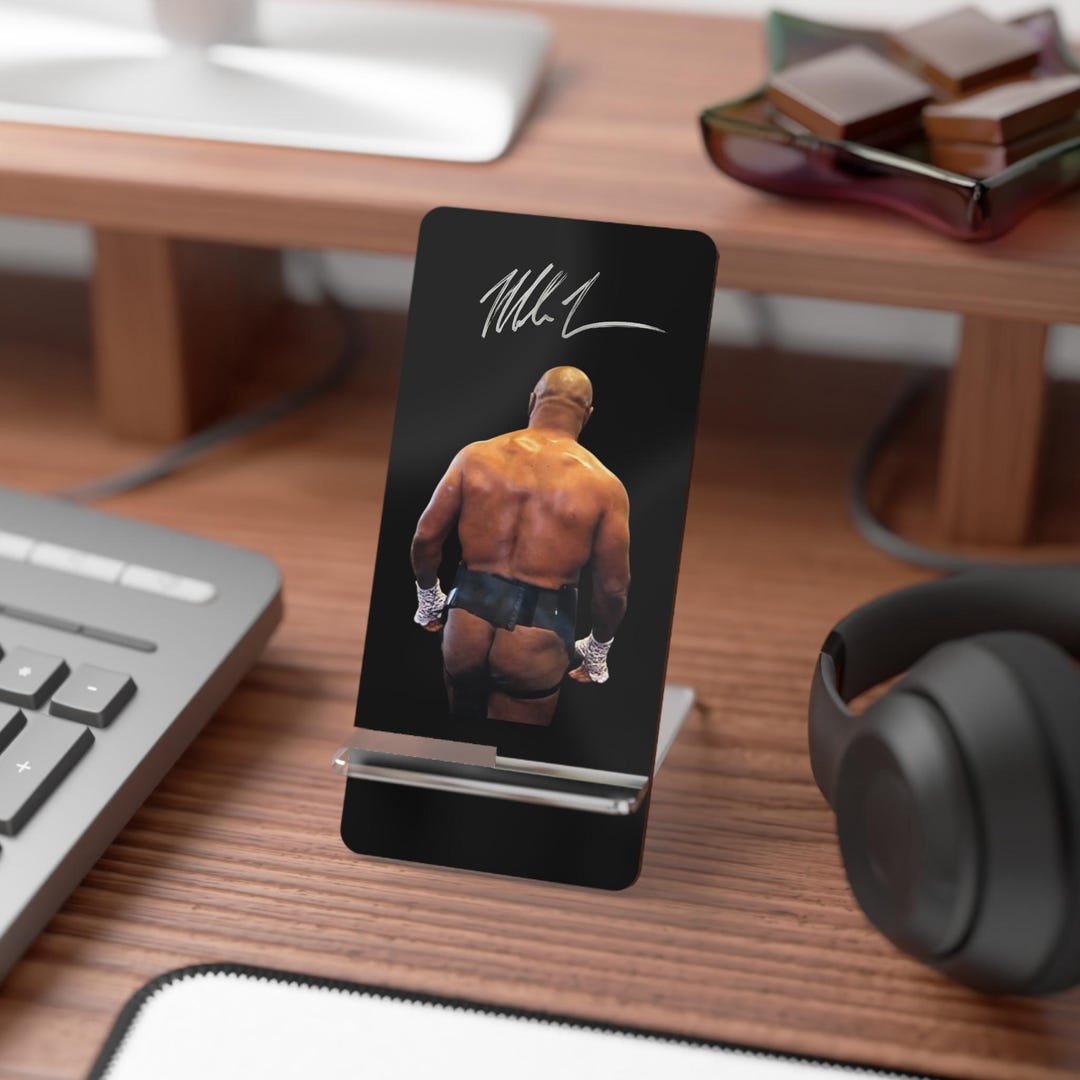 Mike Tyson Butt Cheek Pic Funny Mobile Display Stand for Smartphones - Etsy