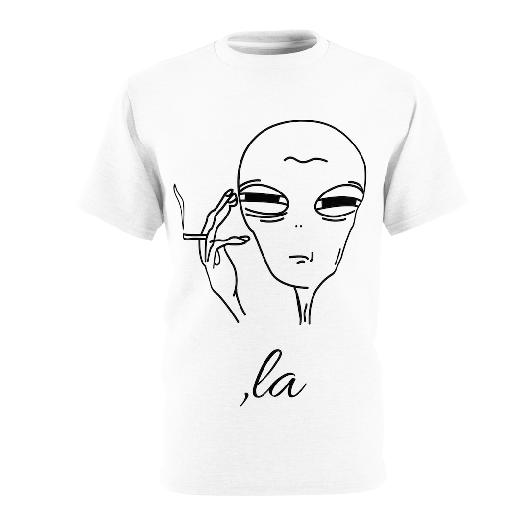 Kamala Harris 2024 , La Smoking Alien Unisex Cut & Sew Tee - Etsy
