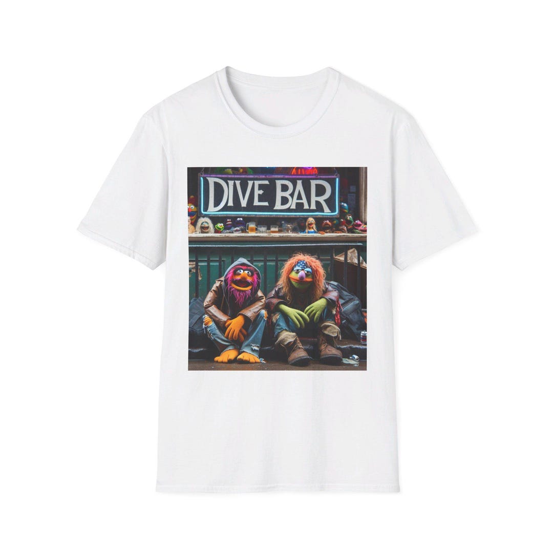 Muppets Chilliing Outside of a Dive Bar in New Orleans - Etsy