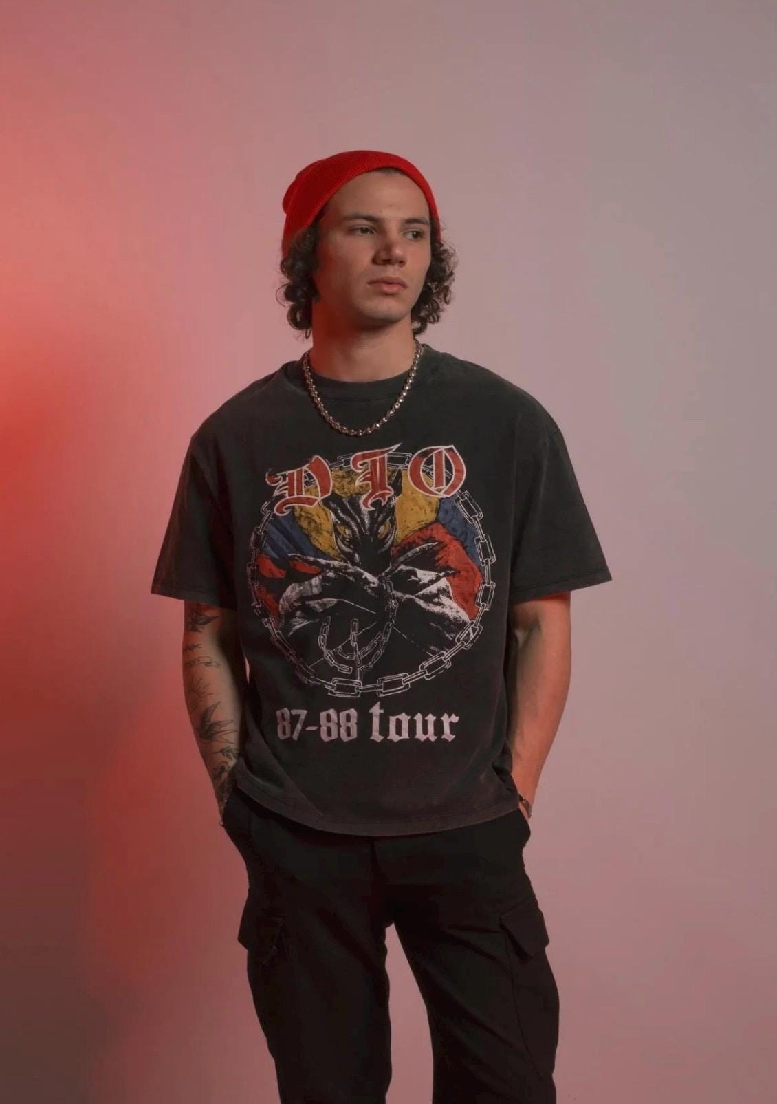 Dio 87-88 Tour Oversize Vintage T-shirt Rock Band Merch - Etsy