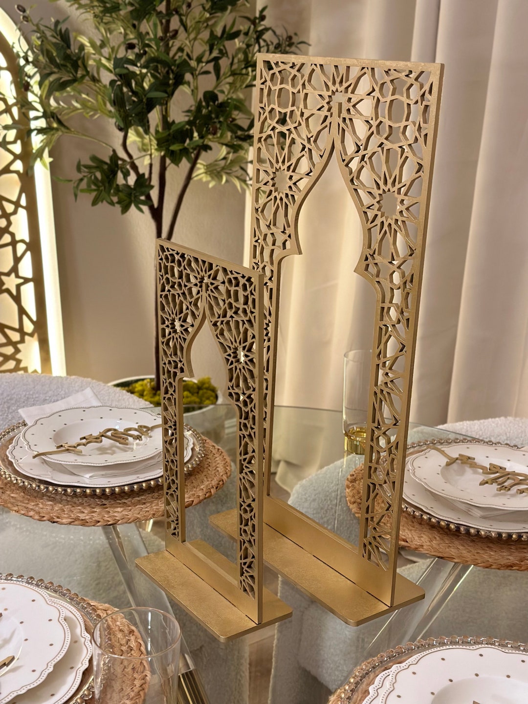 Wooden Islamic Mehrab /2 Pcs - Etsy