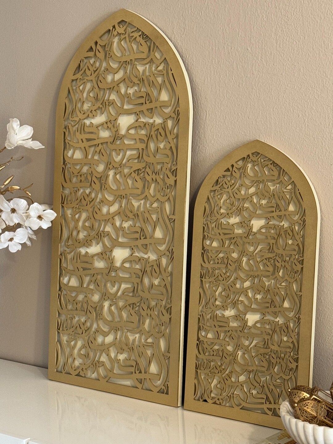 Calligraphy Mehrab With Light - Etsy