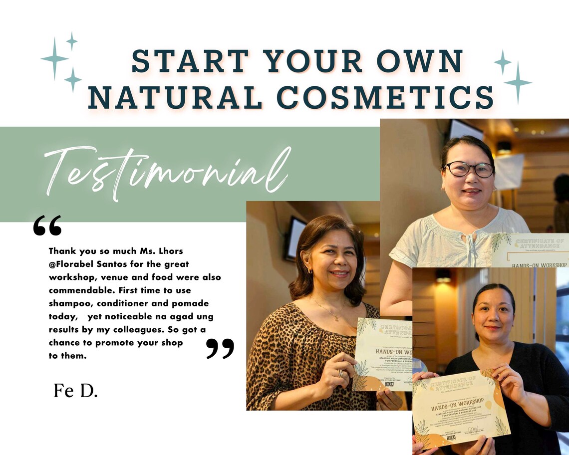 Full-training Course: Start Your Own Natural Cosmetics | Personal ...