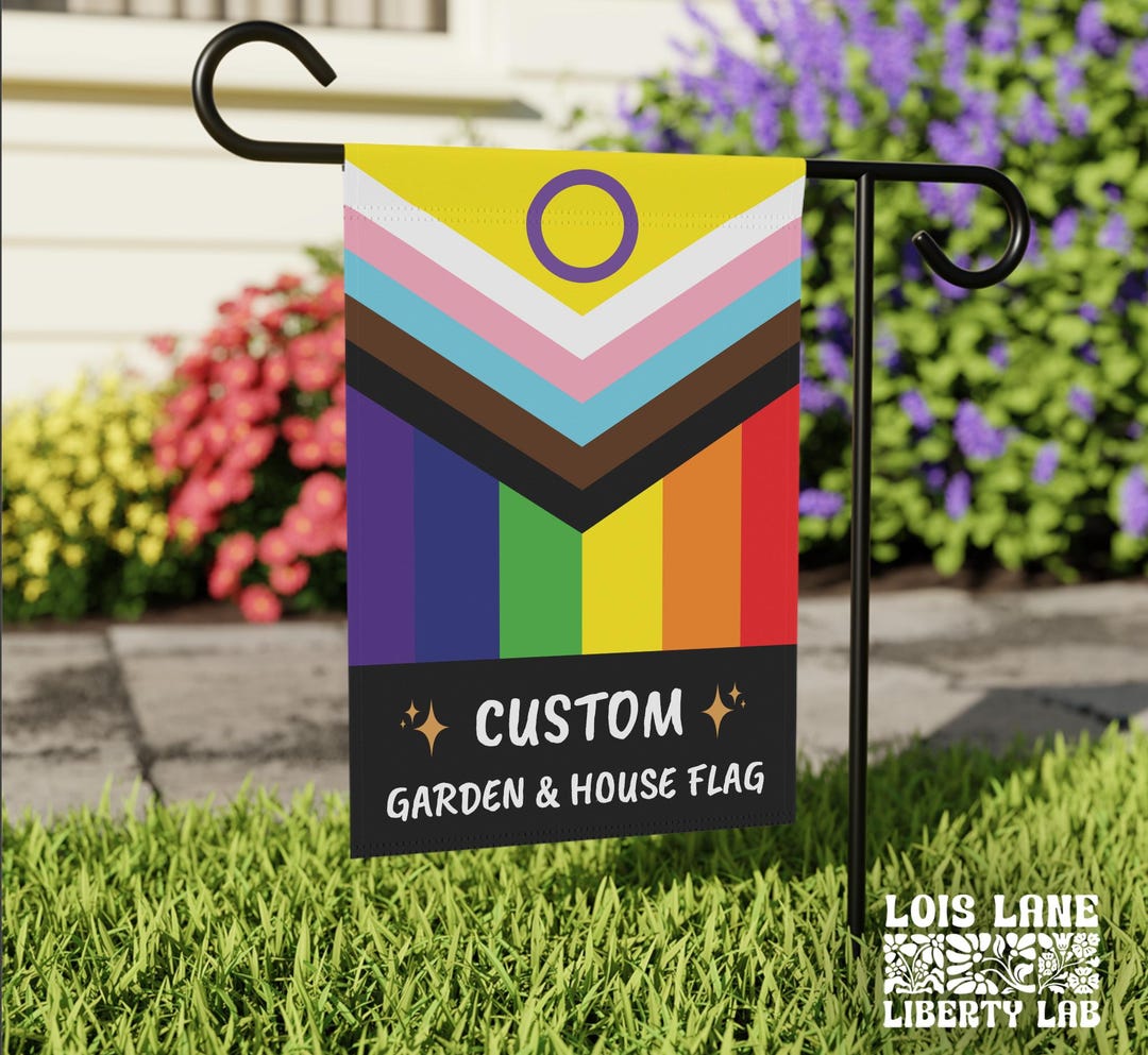 CUSTOM Intersex Inclusive Progress Pride Flag House Banner ...