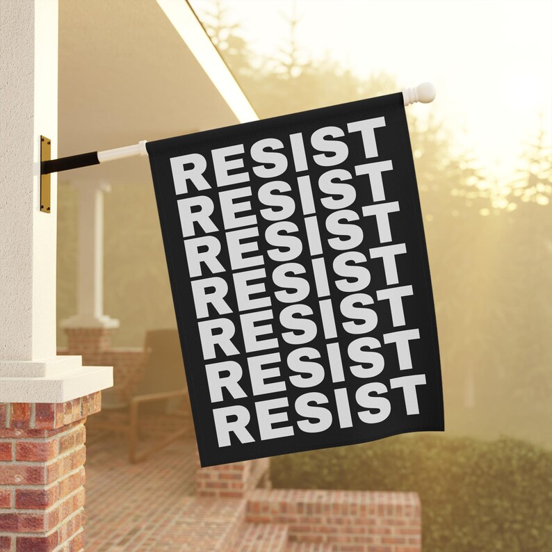 RESIST Yard Sign, Political Yard Sign for Activist Liberal, Outdoor ...