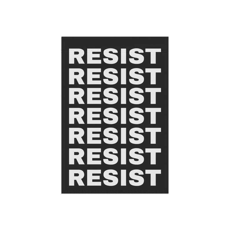 RESIST Yard Sign, Political Yard Sign for Activist Liberal, Outdoor ...