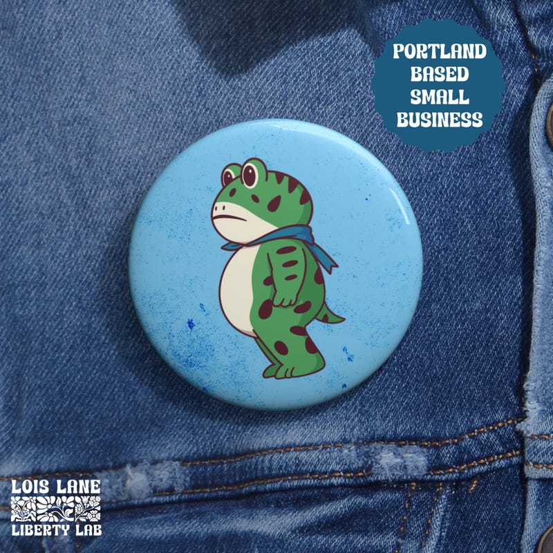Frog Resistance Pin - Etsy