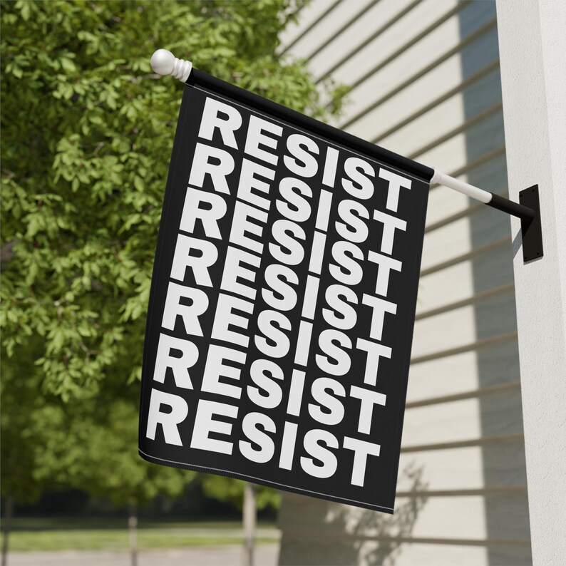 RESIST Yard Sign, Political Yard Sign for Activist Liberal, Outdoor ...