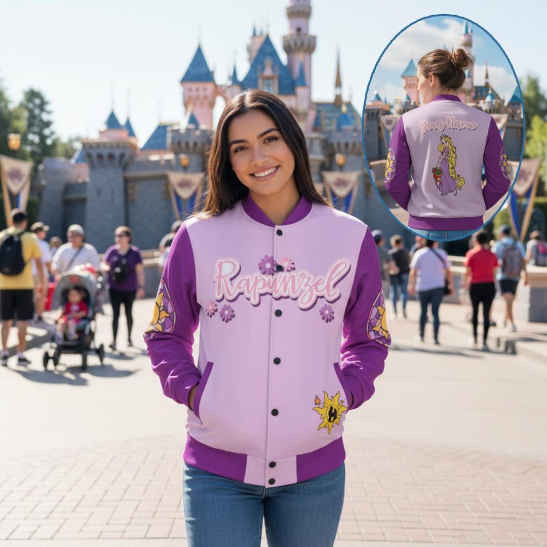 Personalized Princess Varsity Jacket, Personalized Jacket, Baseball ...