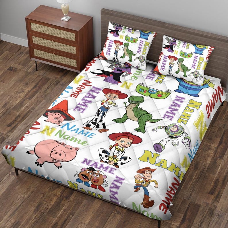 Toy Story Quilt Cover Set: Disneyland Pixar Bedding, Custom Baby ...