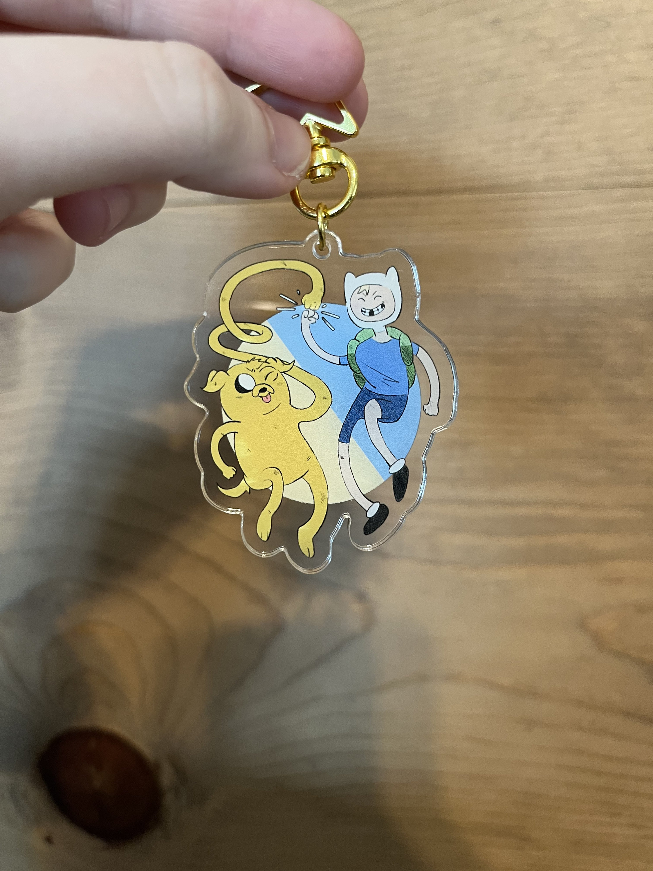 Adventure Time Finn and Jake Acrylic Keychain - Etsy