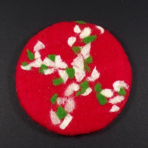 Felt Coasters - Set of Four - Needle Felted Wool Coasters With ...