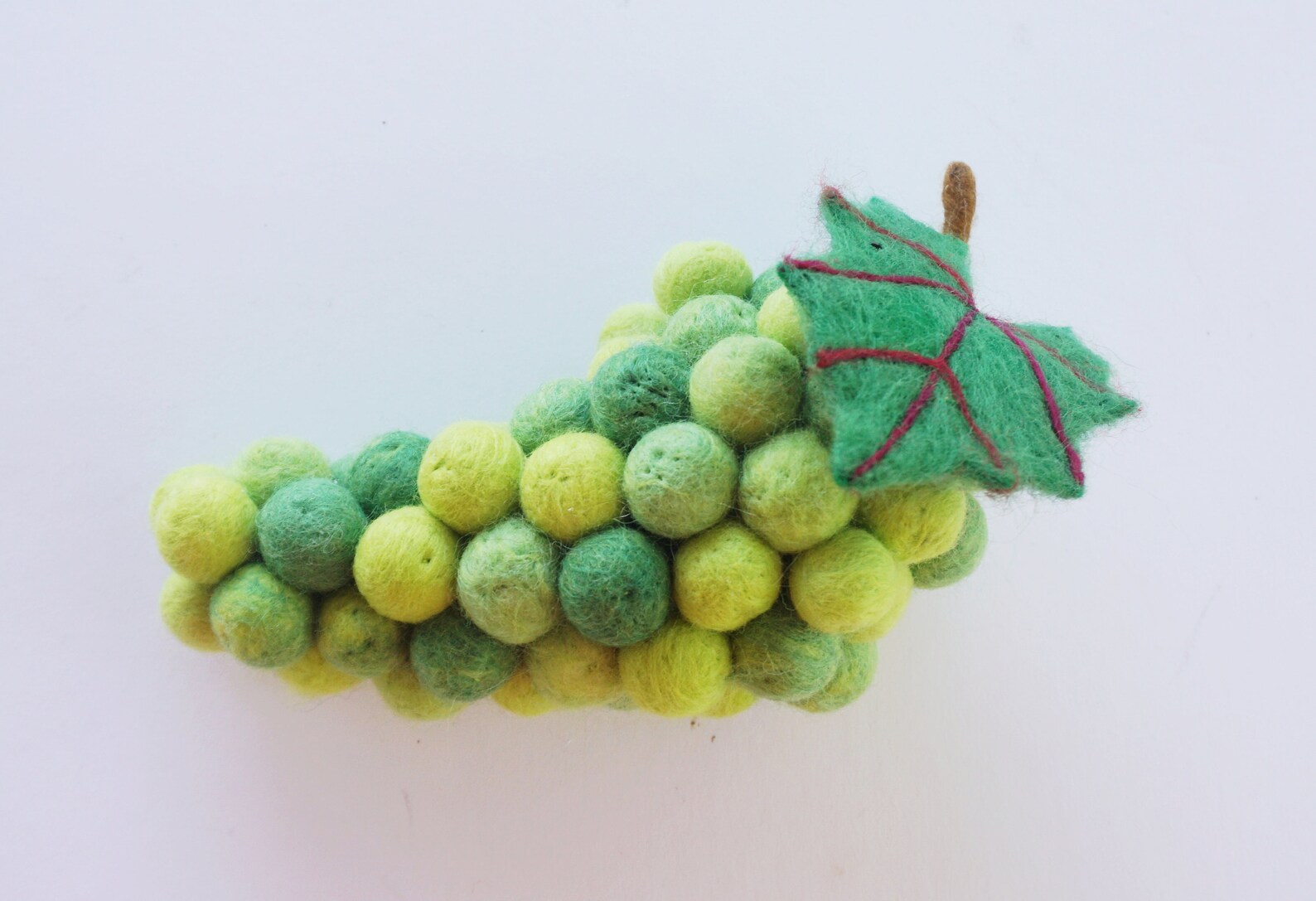 Needle Felted Bunch of Grapes Grape Cluster Felted Fruit - Etsy