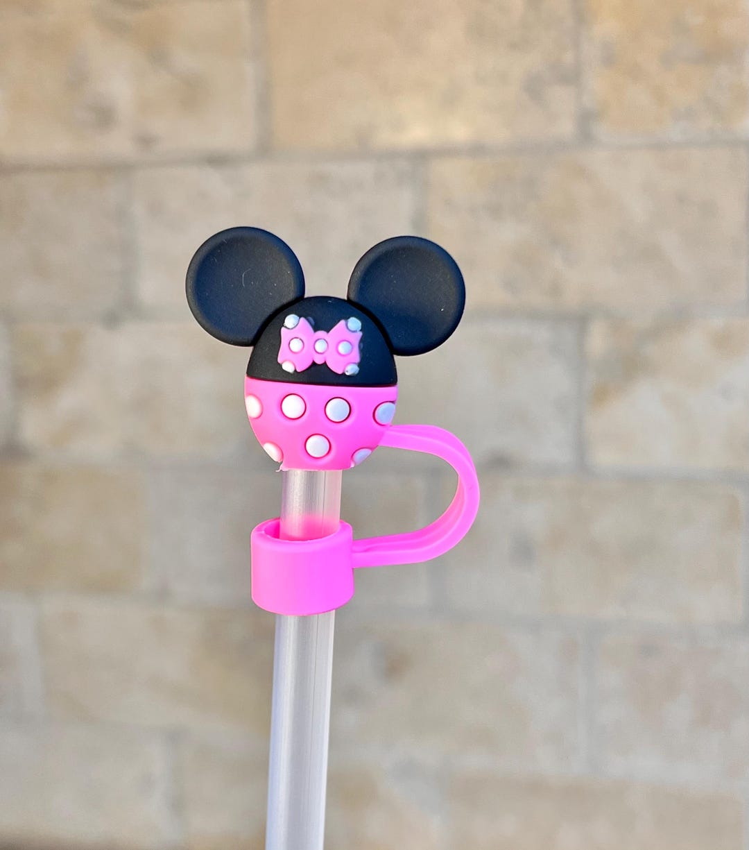 3D Straw Toppers, Minnie Mouse Straw Topper, Cup Acessories - Etsy