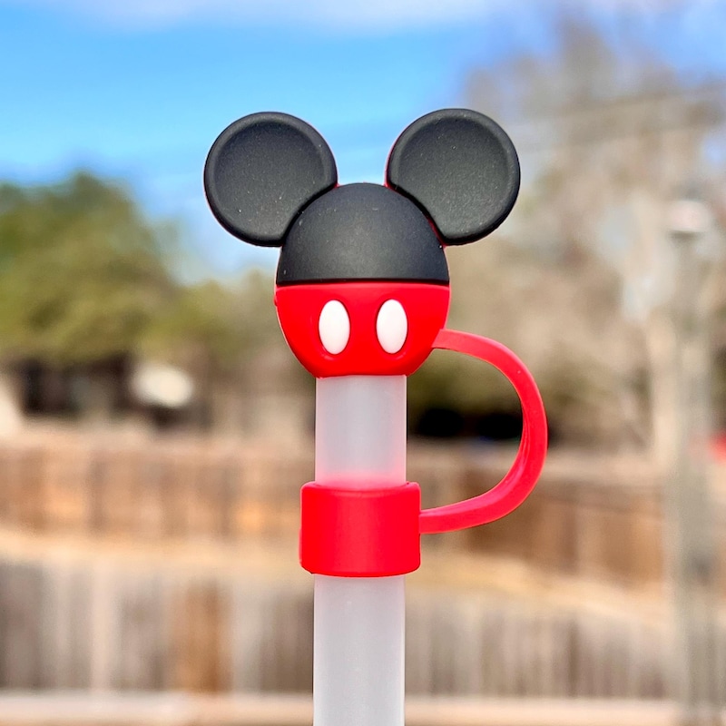 Mickey Mouse Straw Topper - Etsy