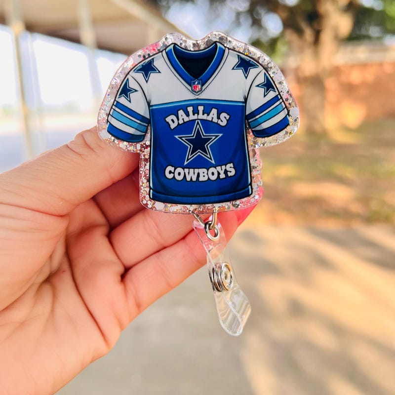 Badge Reel Dallas Cowboy - Etsy