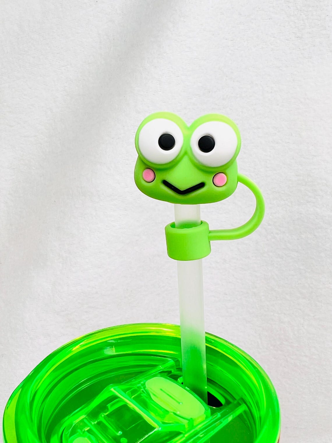 3D Straw Toppers, Keroppi Straw Topper, Cup Acessories - Etsy