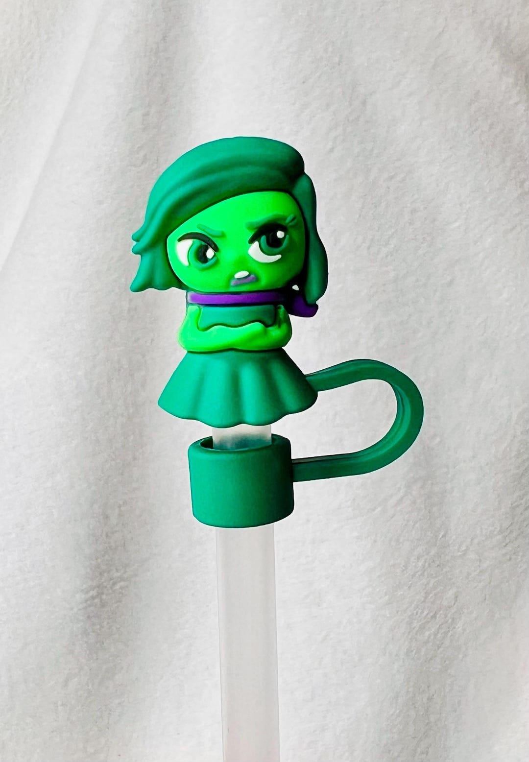 3D Straw Toppers, Inside Out Straw Topper, Disgust Straw Topper,ds ...