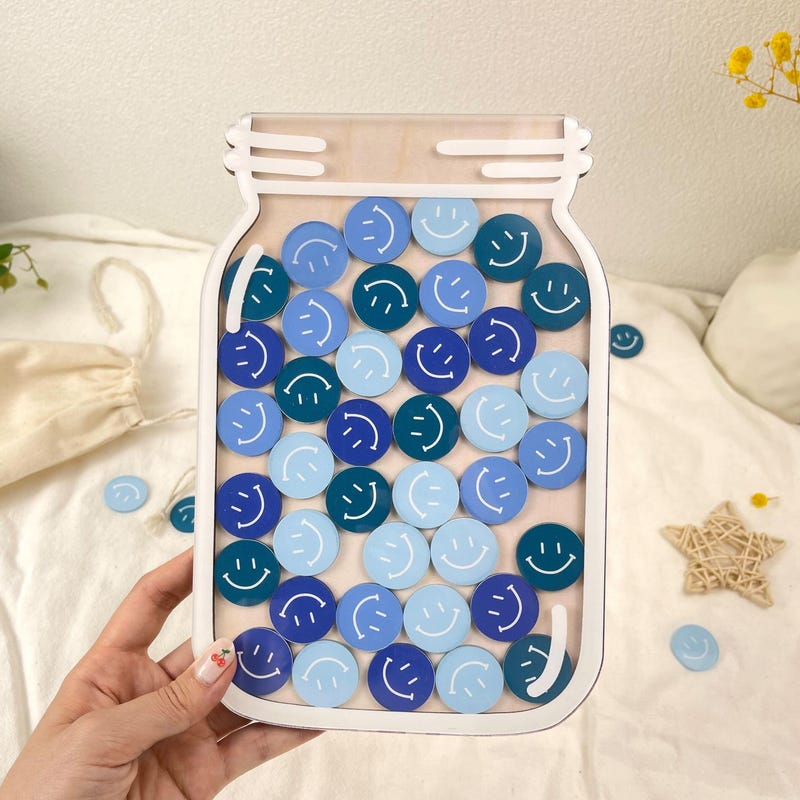 Blue Butterfly in a Jar - Etsy