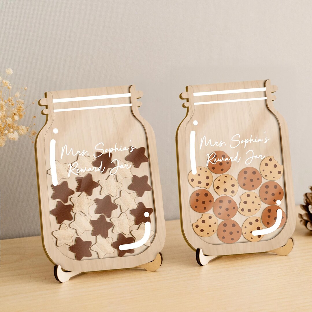 Personalized Star Reward Jar, Classroom Decor, Back to School Gift ...