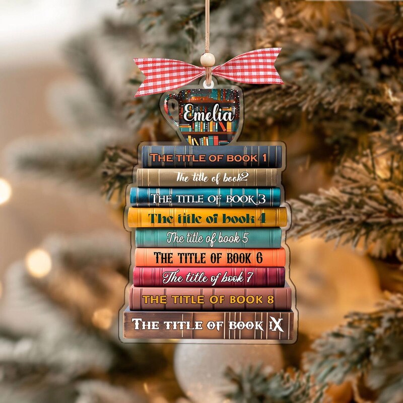 Christmas Book Decor - Etsy