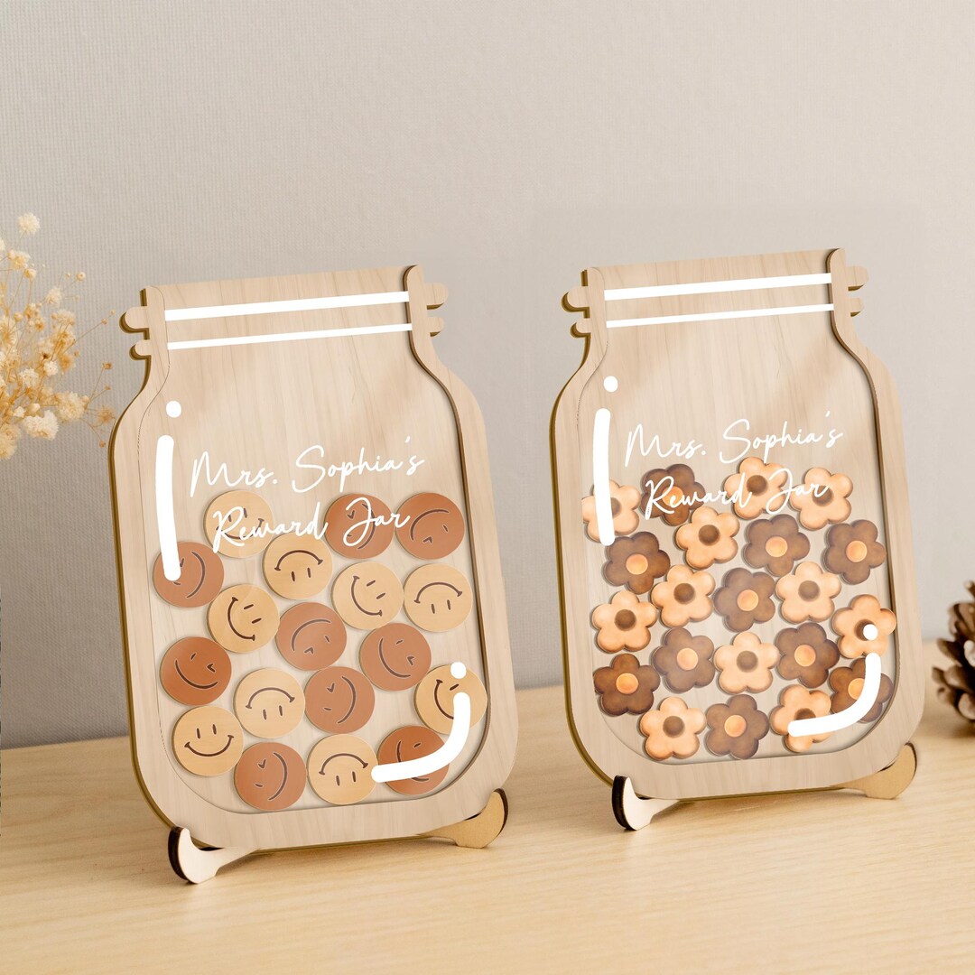 Personalized Star Reward Jar, Classroom Decor, Back to School Gift ...