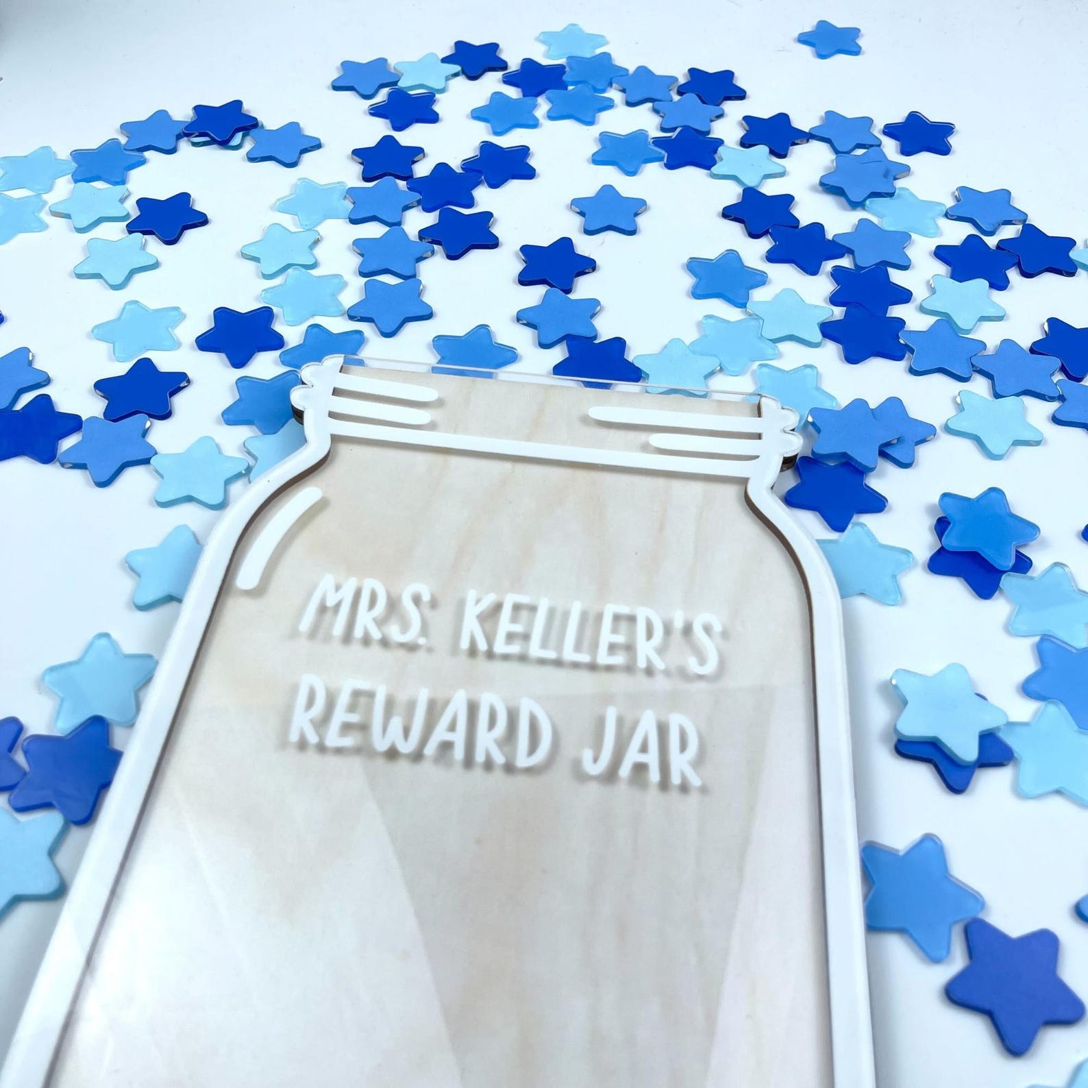 Custom Reward Jar Extra Tokens Classroom Teacher Star Jar Chore Chart ...