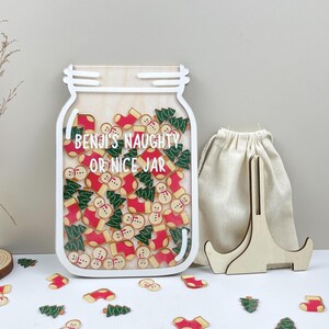 Custom Christmas Reward Jar, Snowman Santa Star Jar, Colorful Classroom ...