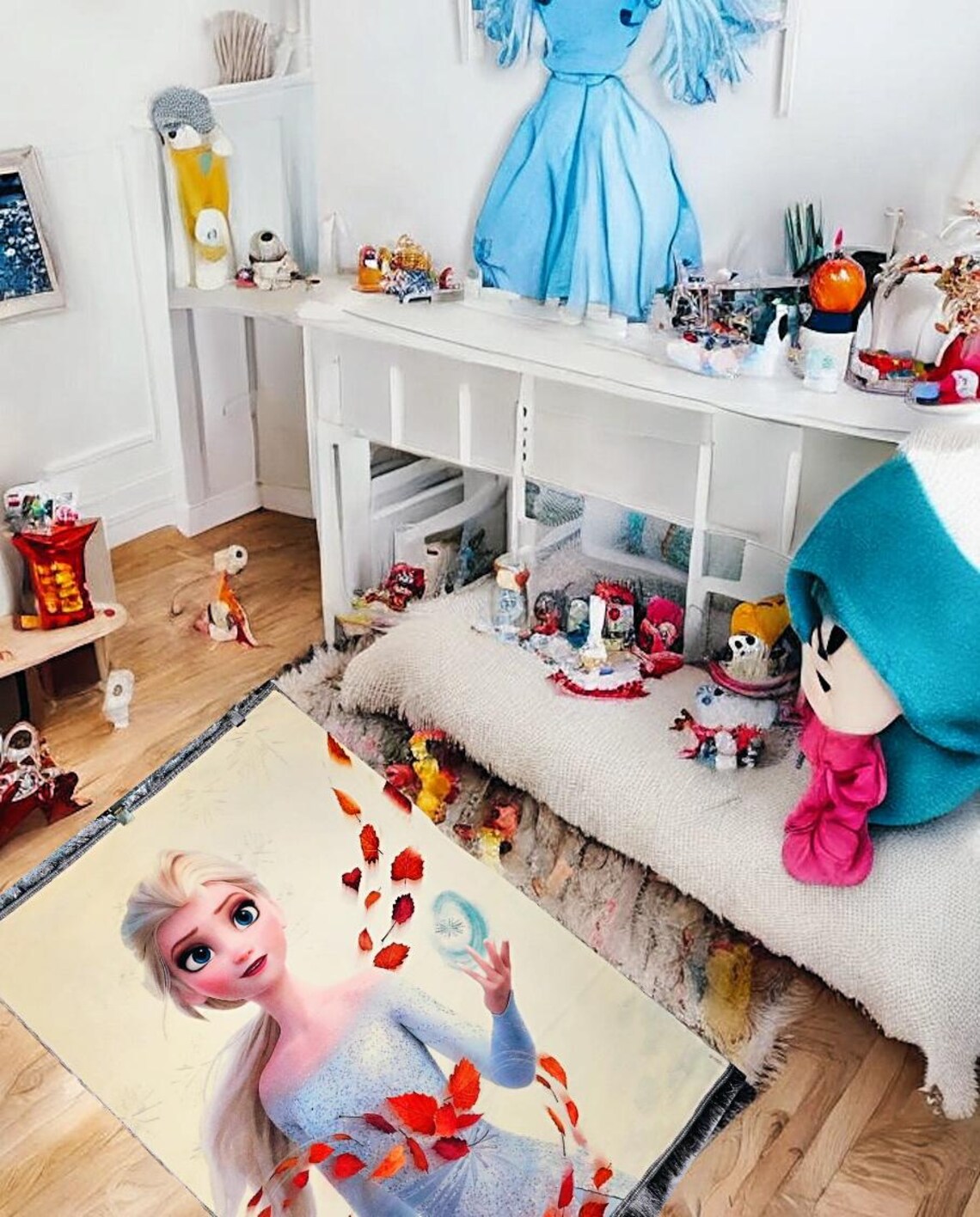 Frozen Elsa Rug, Elsa Rug, Frozen Rug, Cartoon Rug, Kids Rug, Kids Room ...