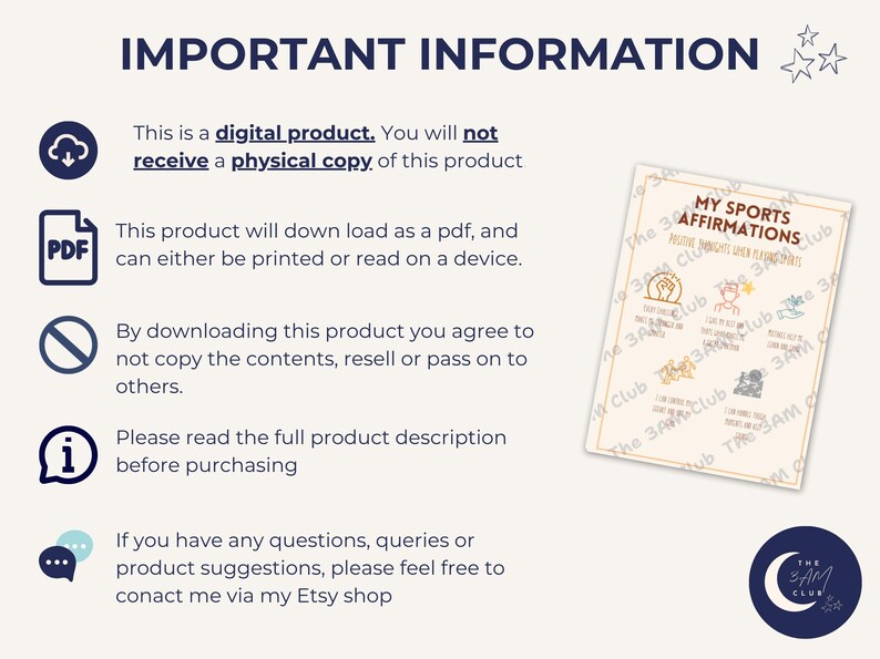 Printable Sports Affirmation Poster for Kids - Build Emotional ...