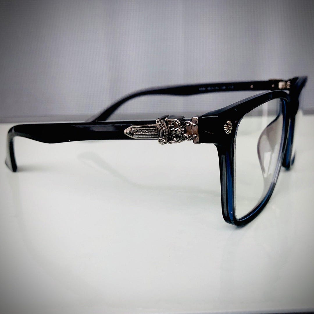 Vintage Sunglasses Chrome Hearts Dagger Glasses Vagillionaire - Etsy