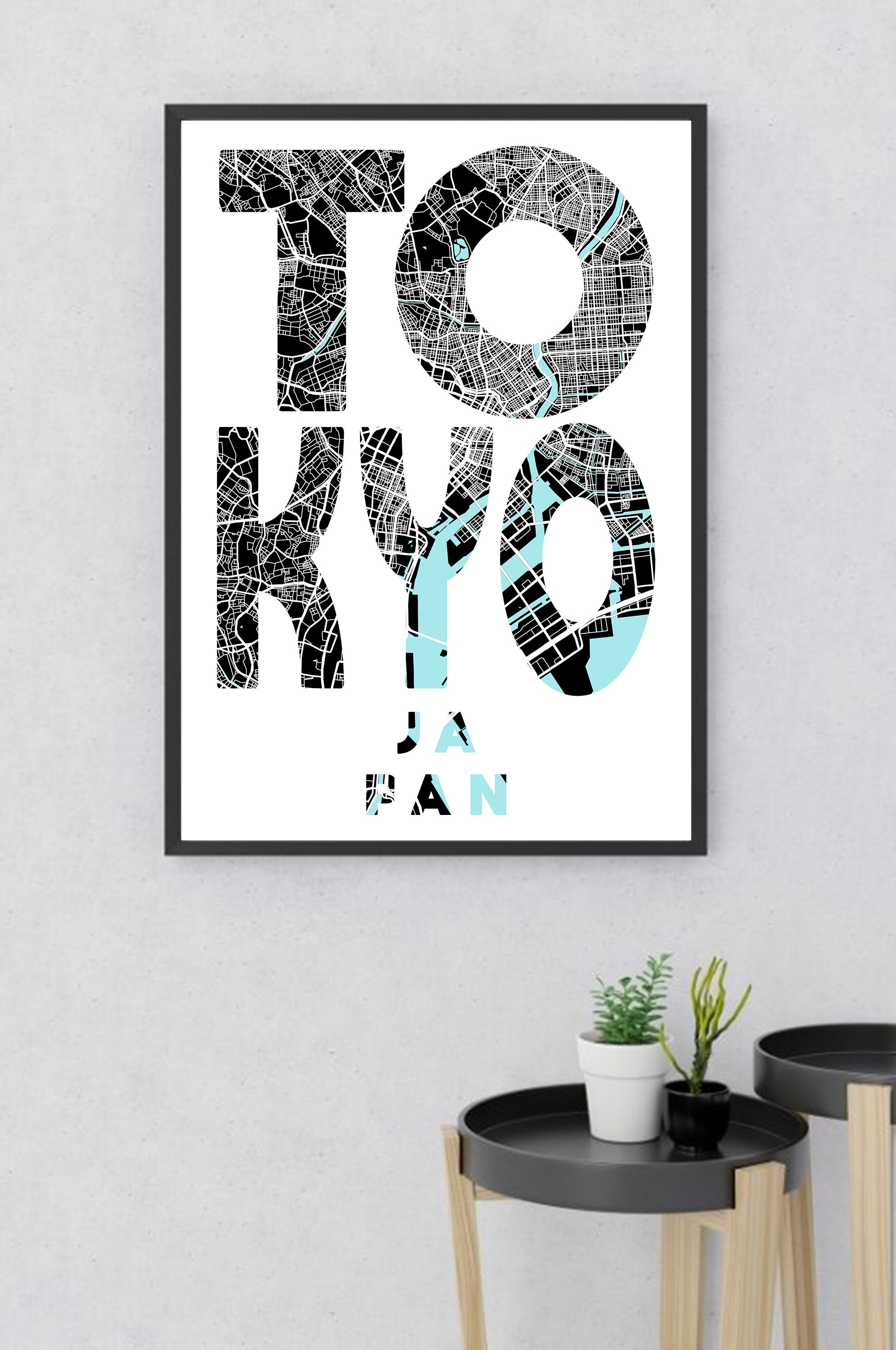 Tokyo Map Poster, Tokyo City Poster, Tokyo Map, Tokyo Print, Tokyo ...