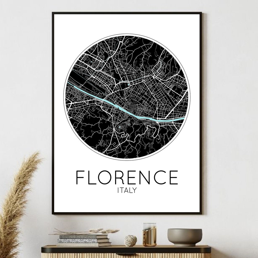 Florence Map Poster, Florence City Poster, Florence Map, Florence Print ...