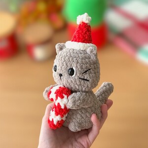 Christmas Cats Crochet Pattern | Cute Amigurumi Holiday Decor | Easy ...