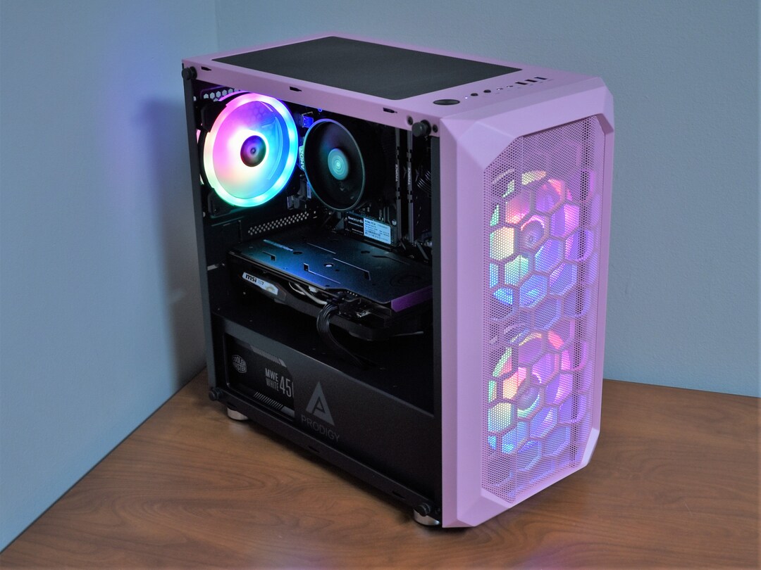 NEW Custom Pink Gaming PC!! Plug and Play, Windows 11, RGB!! - Etsy