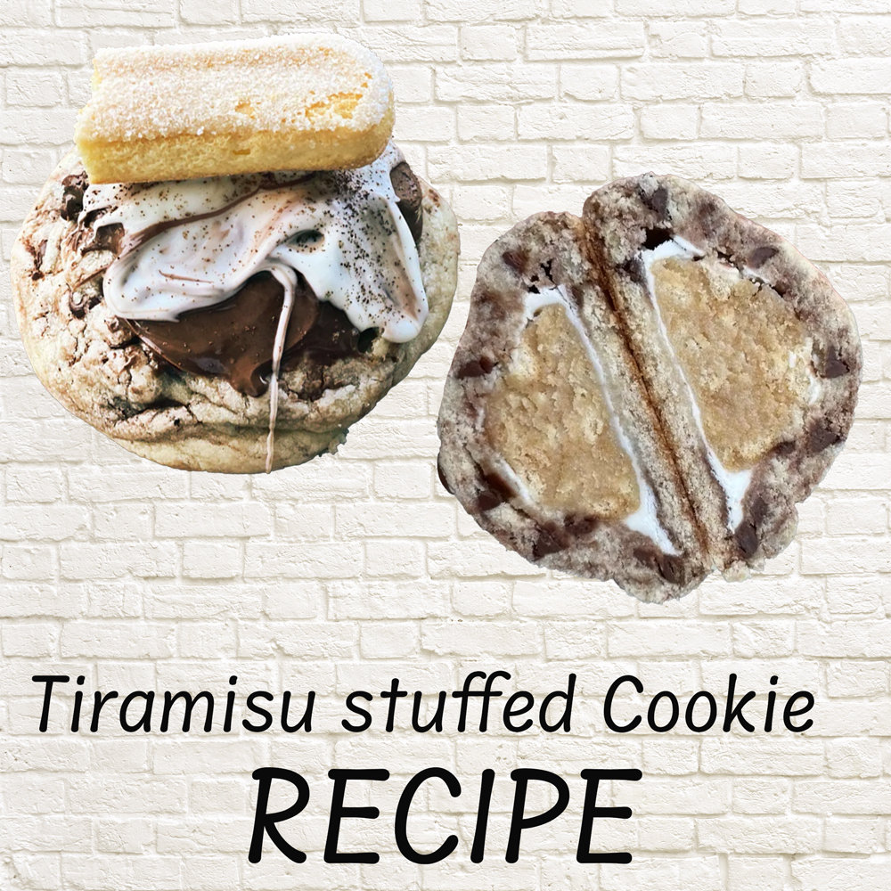 Tiramisu Stuffed Cookie Recipe/ Stuffed Cookie Recipe/ Stuffed Tiramisu ...
