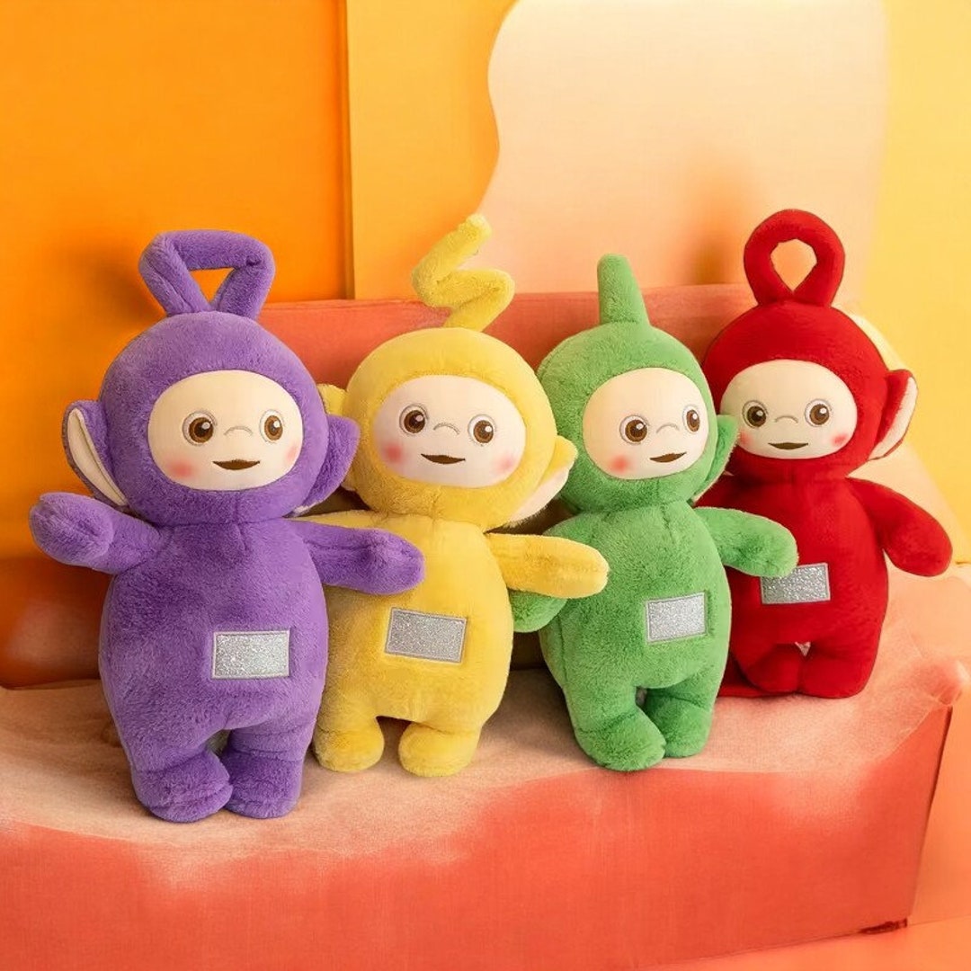 Teletubbies Toys, Teletubbies Golden Bear Plush, Lala, Dipsy, Po ...