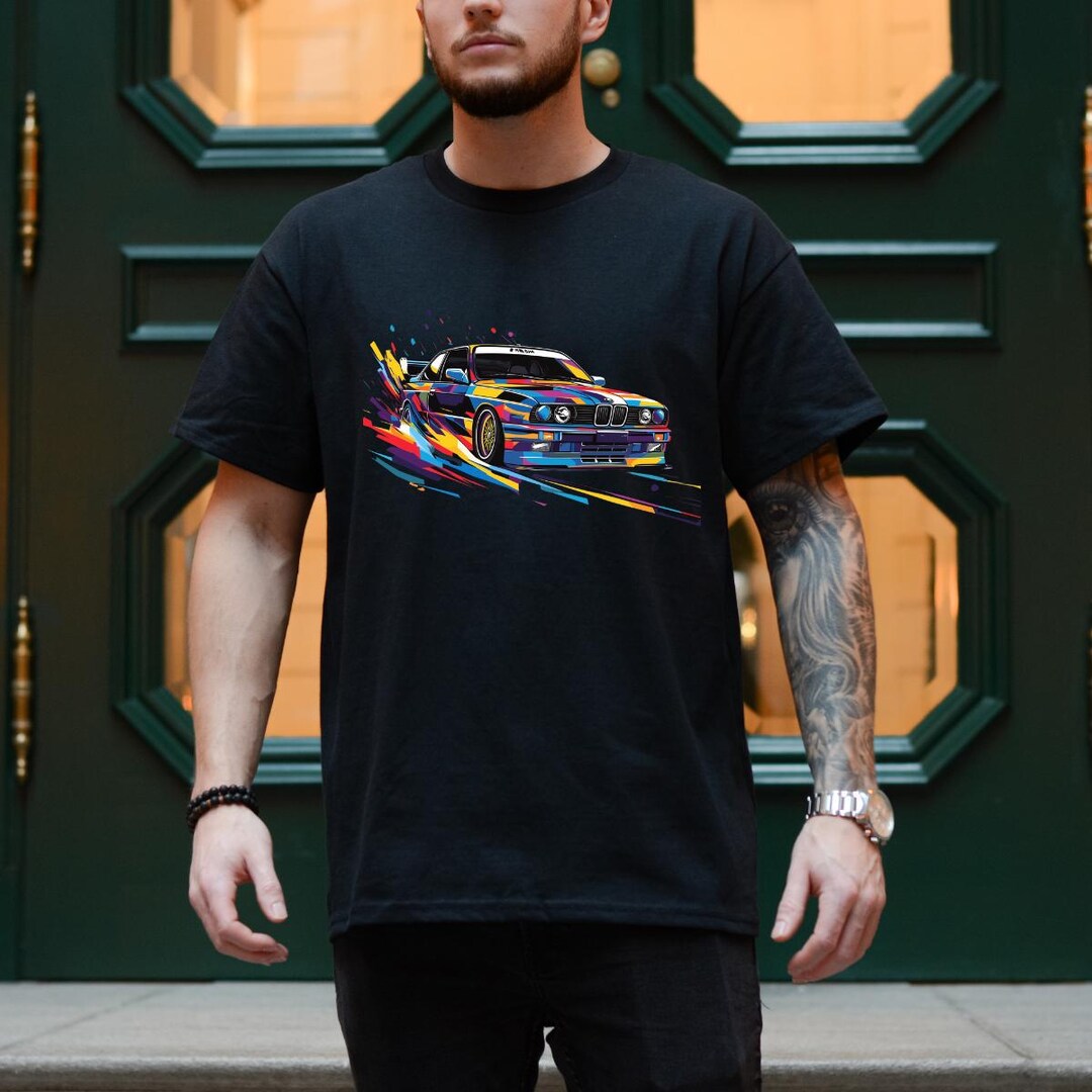 Car Shirt, BMW M3 Shirt, Retro Graphic Car Shirt, Unisex Car Shirt, Car ...