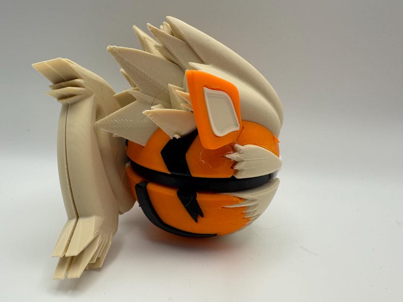 Arcanine Poké Ball – 3D Printed Pokémon-inspired Collectible ...