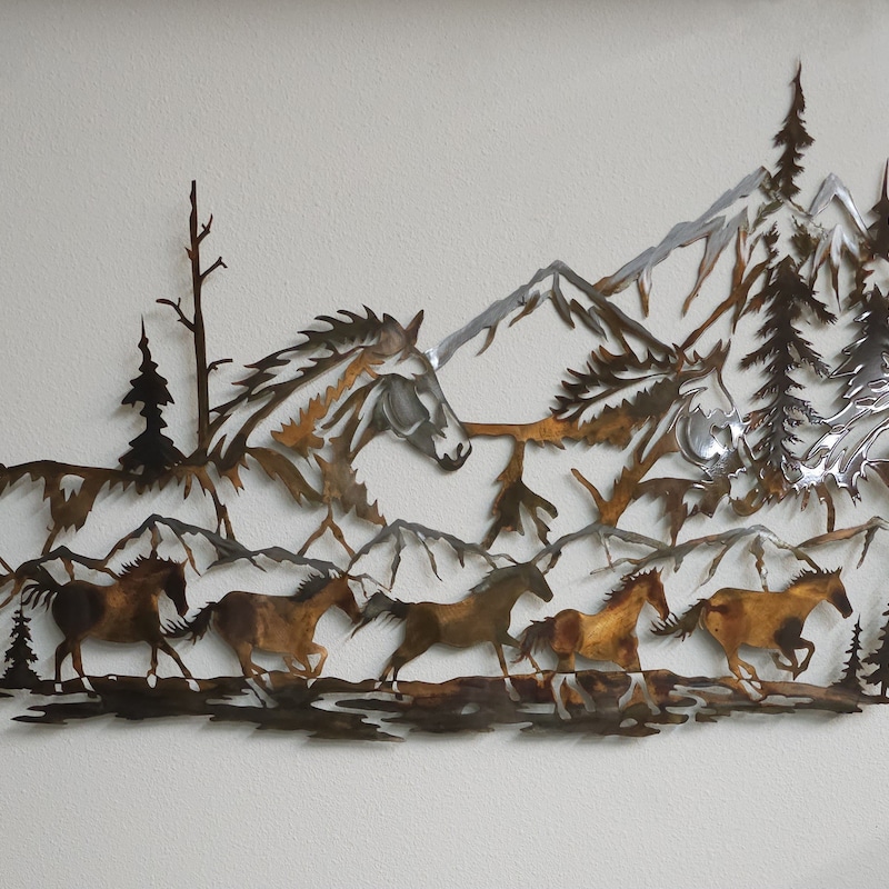 Western Metal Art - Etsy