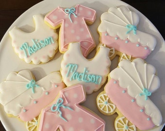 Baby buggy cookie | Etsy