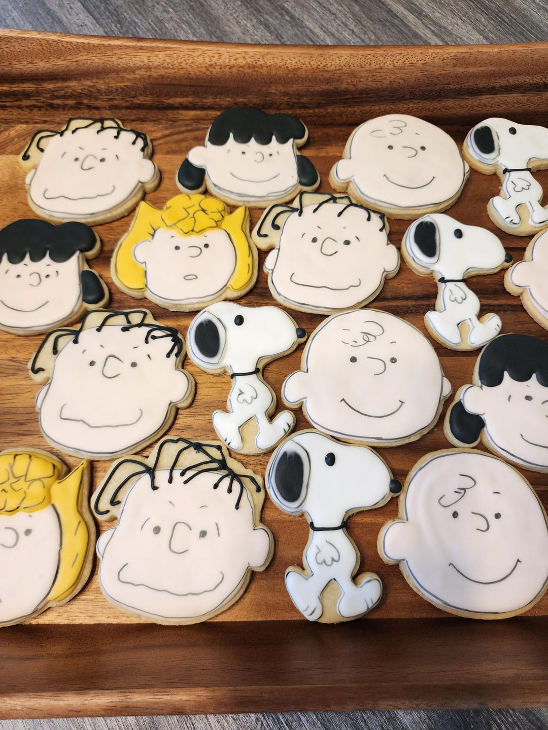 Peanut Snoopy and Friends Sugar Cookies Charlie Brown - Etsy