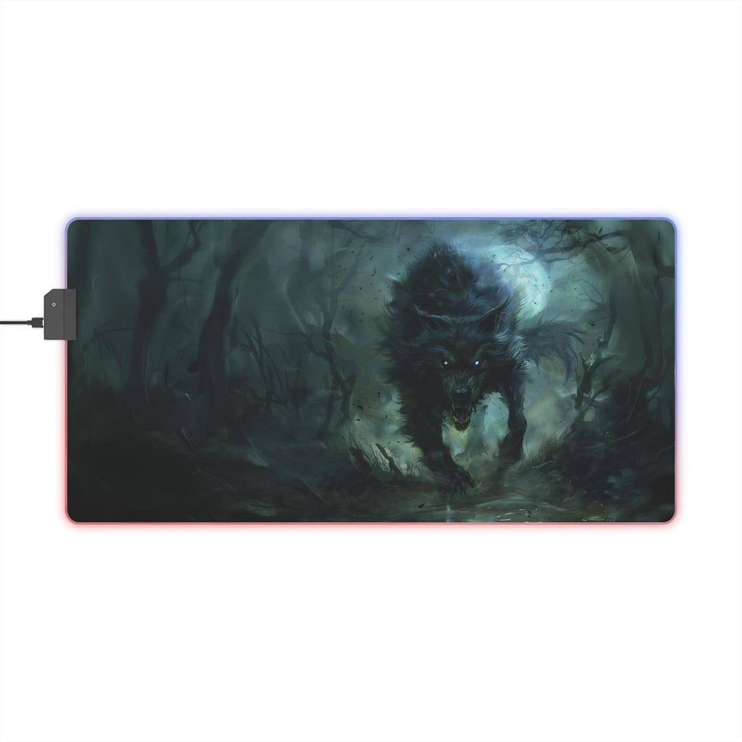 Fenrir RGB Gaming Mouse Pad - Etsy