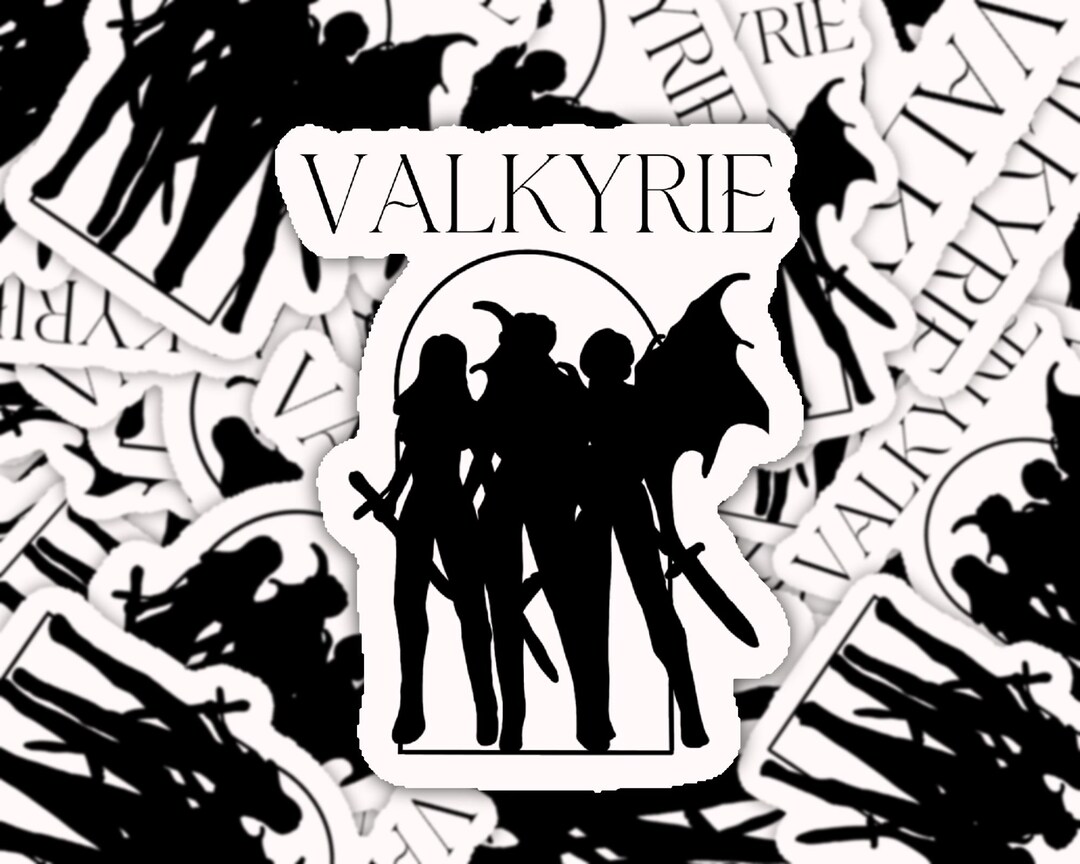 Valkyrie Sticker, ACOTAR Sticker, Valkyries Silhouette, ACOSF Sticker ...